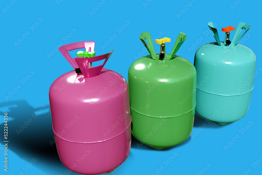 Freon for air conditioners. Gas cylinders. Cylinders for filling Split ...