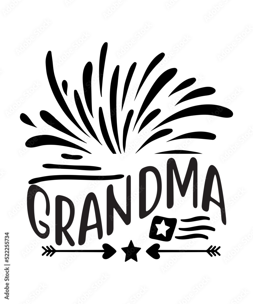 Grandma svg bundle, grandma shirt svg, blessed grandma svg ...