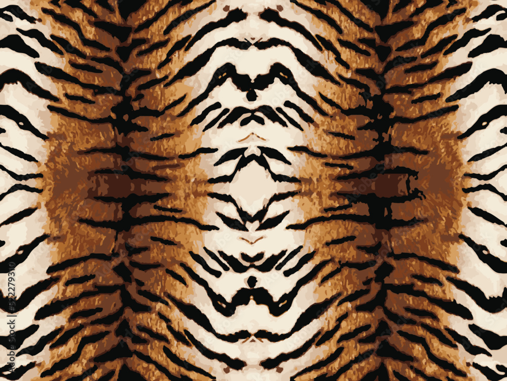 tiger skin texture Stock Vector | Adobe Stock