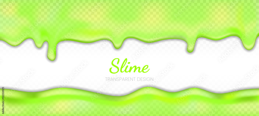 Neon green drip oozing slime backdrop. Flowing green sticky liquid ...