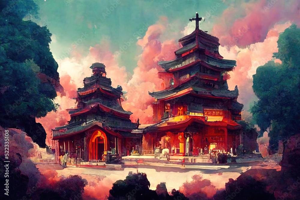 Asian Temple Art