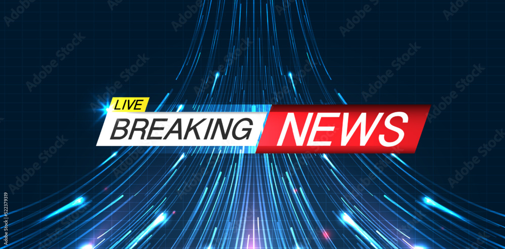 Breaking news background business or technology template. breaking news ...