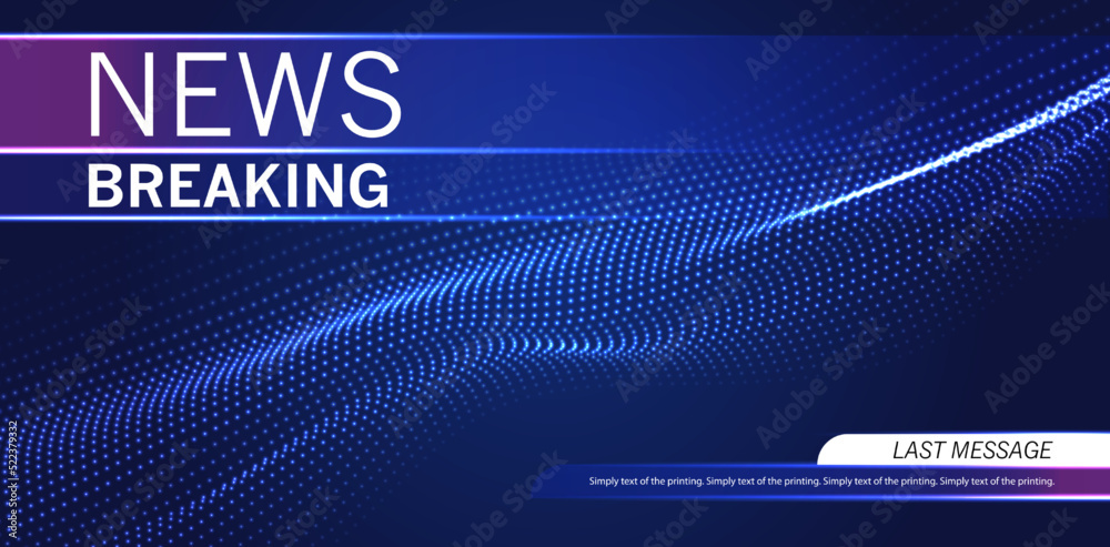 Breaking news background business or technology template. breaking news ...