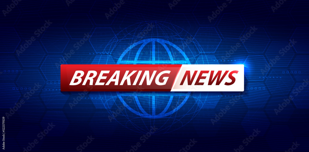 Breaking news background business or technology template. breaking news ...