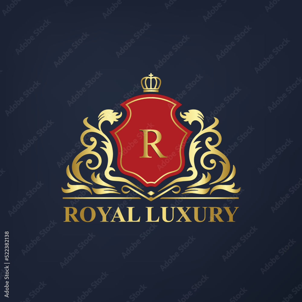 Royal Luxury Logo Stock Vector | Adobe Stock