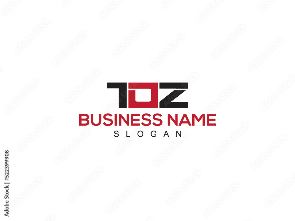 Simple TOZ Logo Icon Design, Letter TO Logo Image With Three Letter ...