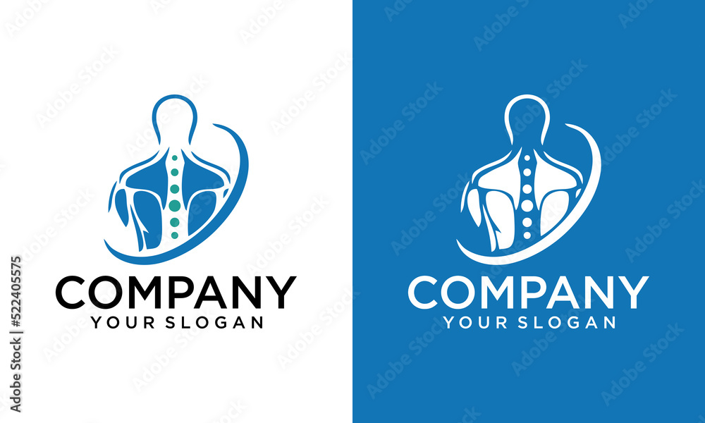 Chiropractic Logo Template Design Vector, Emblem, Design Concept ...