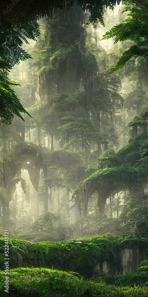 Rainforest Wallpaper 3d