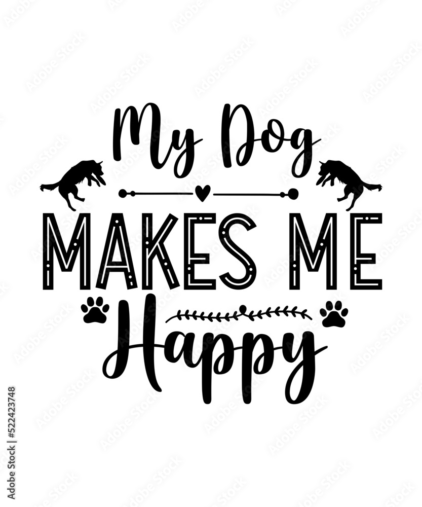 Pet Animal Quotes Text Png, Dxf, Eps Bundle Layered Item, Clipart ...