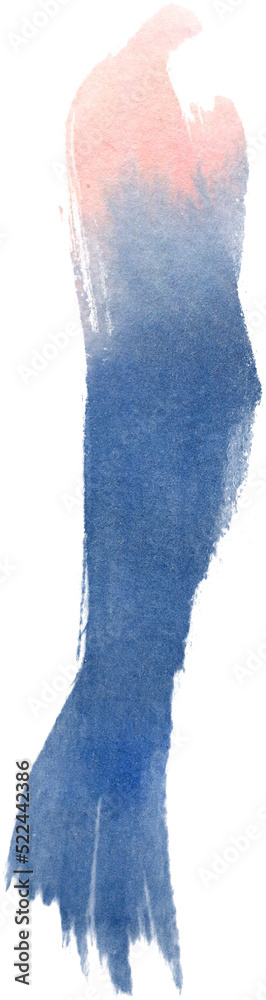 watercolor stain brush stroke frame isolated on white background ...