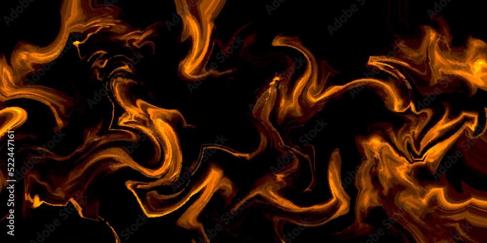 Fire flames Golden liquid marble grunge and Luxury bright orange,red ...