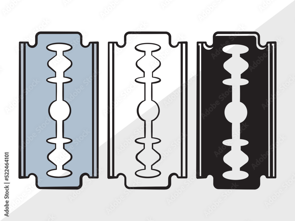 Blade Razor Clipart SVG | Blade Razor SVG | Blade Svg | Razor Svg ...