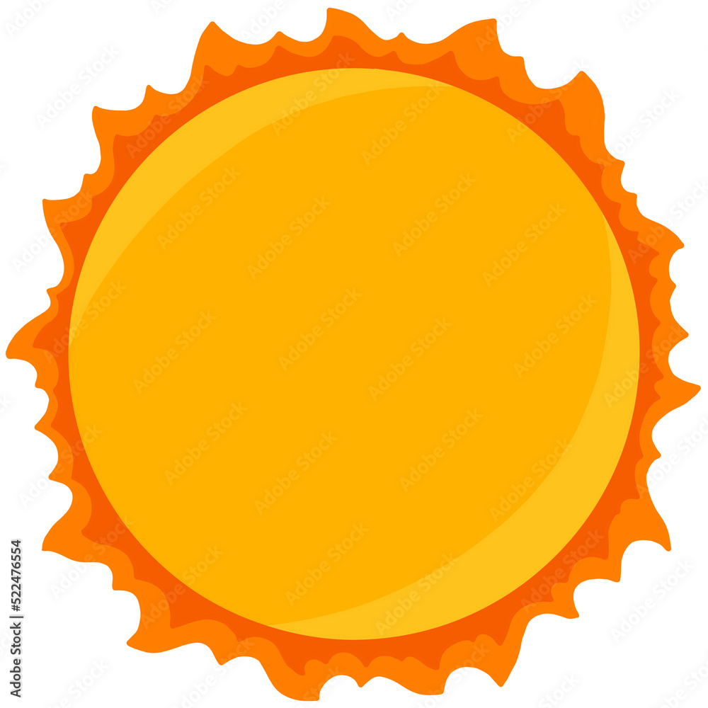 cartoon star space sphere solar system sun Stock Illustration | Adobe Stock