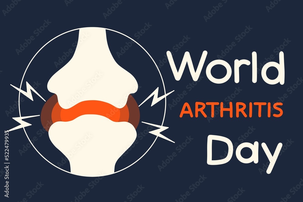 World arthritis day, modern creative banner, design concept, social ...