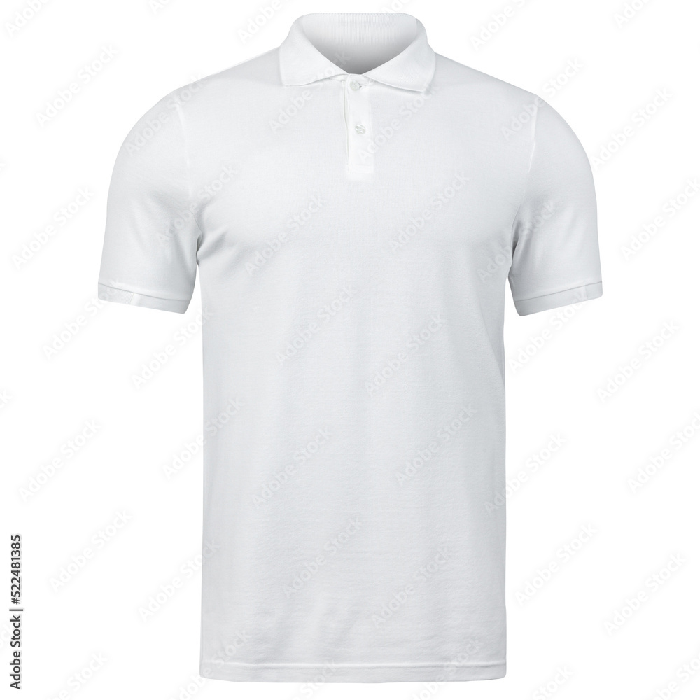 White polo shirts mockup, Cutout. Stock Photo | Adobe Stock