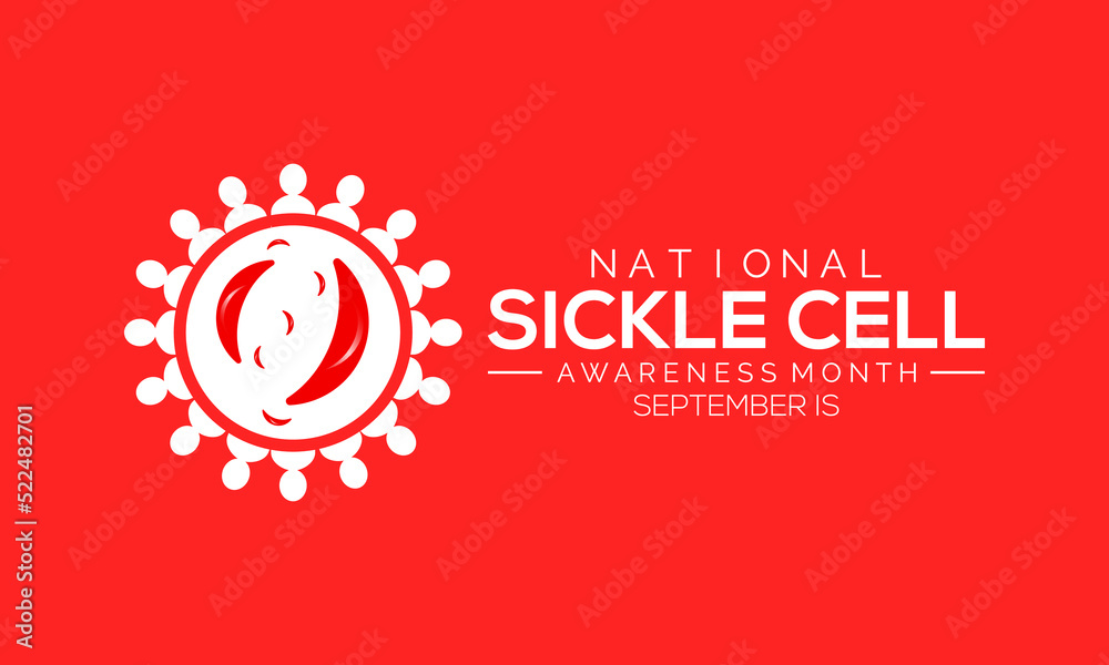 Vector illustration on the theme of National sickle cell awareness ...