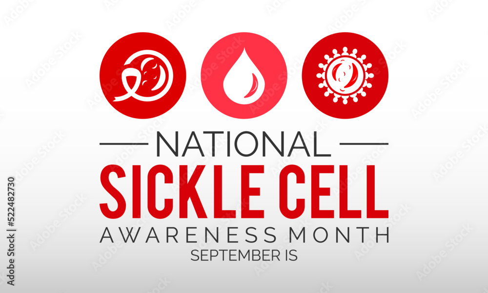 Vector illustration on the theme of National sickle cell awareness ...