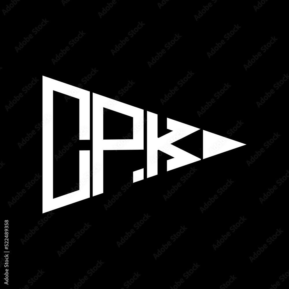 CPK letter logo design.CPK creative initials monogram vector letter ...