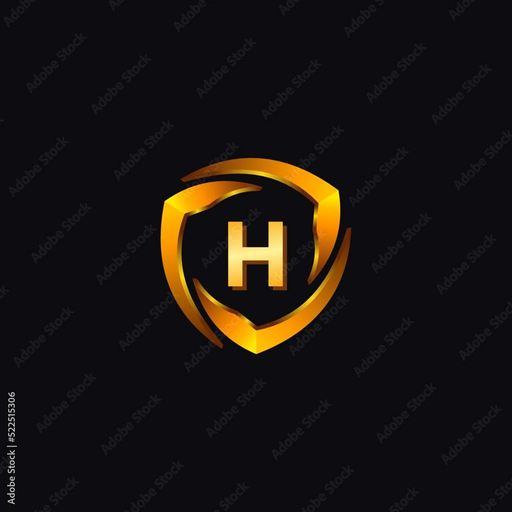 Letter H 3d Logo Design Concept Template. Vectors And Stock ...