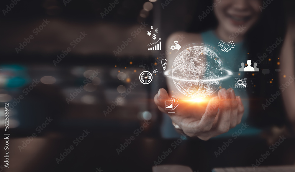 Digital Link Technology, Big Data, Global Business Internet ...