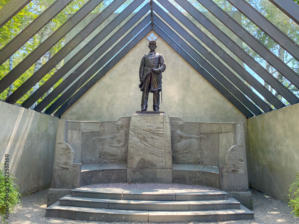 Farragut Monument at Saint Gaudens National Historical Park in Cornish ...