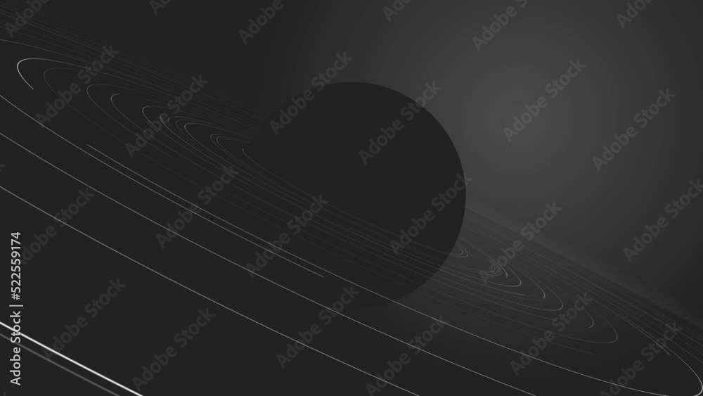 Abstract space background with orbit ring. Black abstract backdrop ...