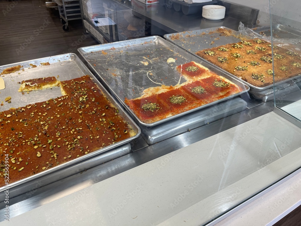 Kunafa (also known as Kanafeh, kunafeh or knafeh, is a Middle Eastern ...