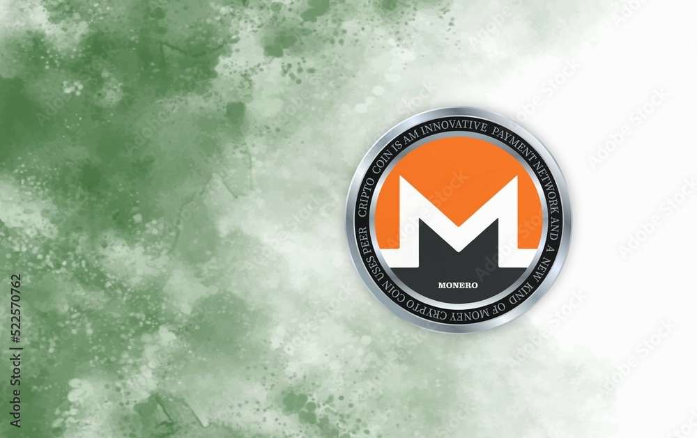monero virtual currency images. 3d illustrations. editorial image Stock ...