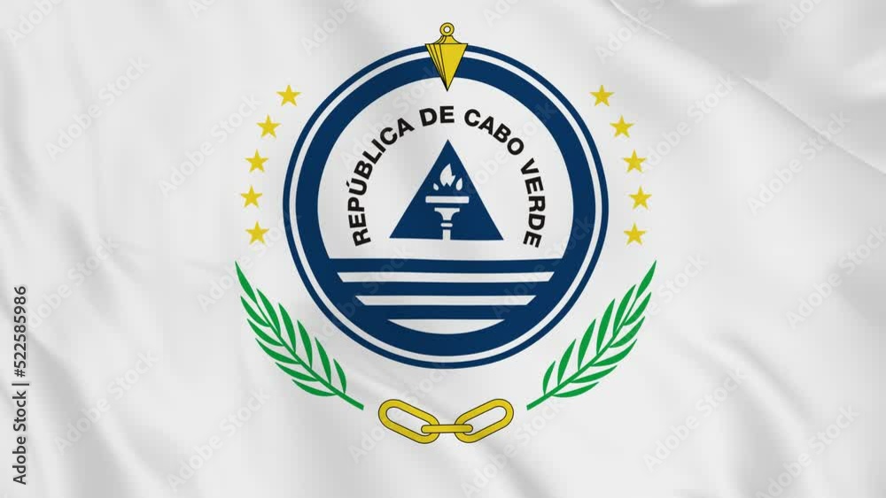 national emblem coat of arms or symbol of Republic of Cabo Verde, cape ...