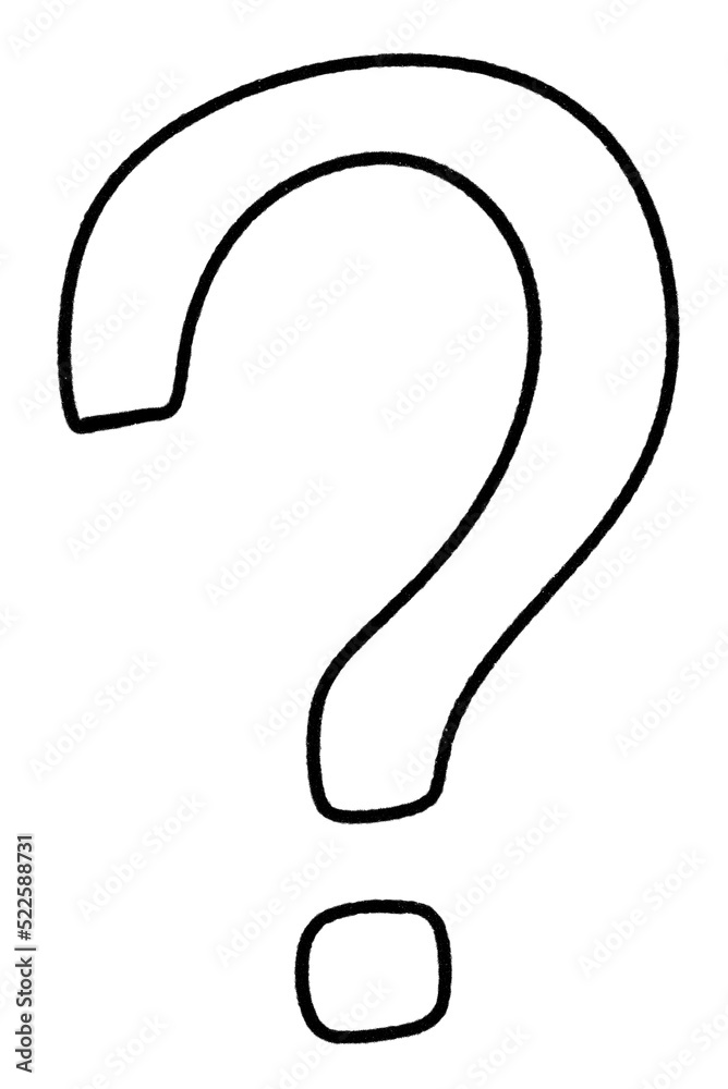 Question mark line icon. Stock Illustration | Adobe Stock