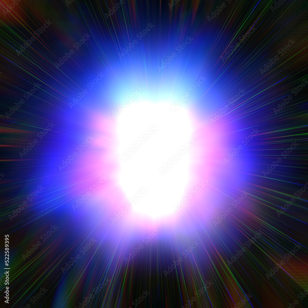 Stars lights movement and violet pink blue shiny heaven's gate with ...