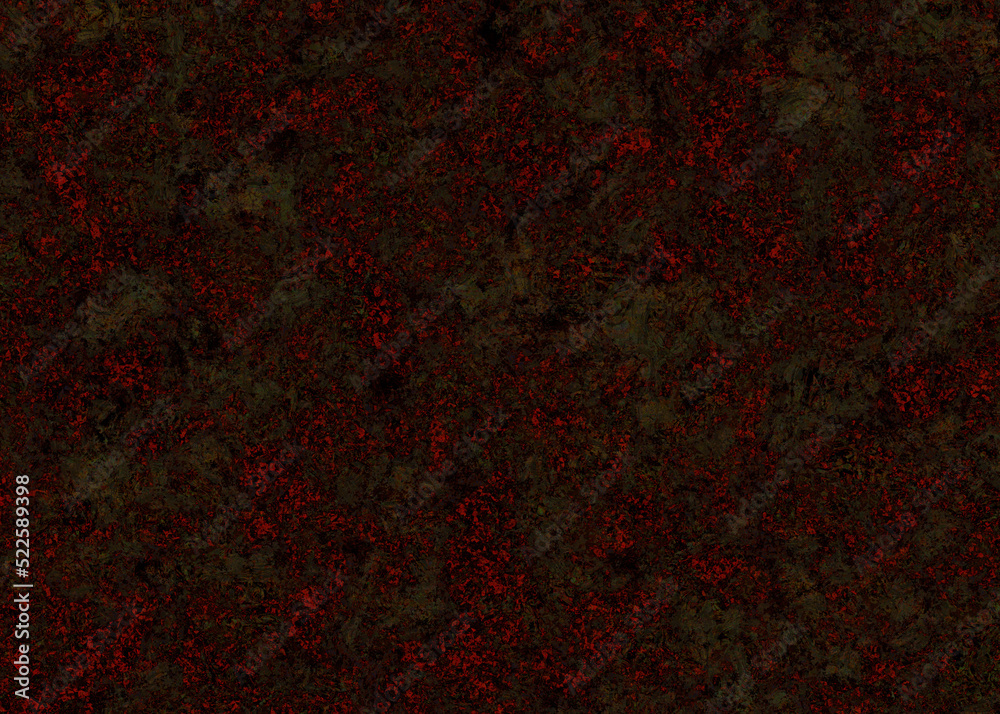 Dark horror ground red background illustration with vintage marbled ...