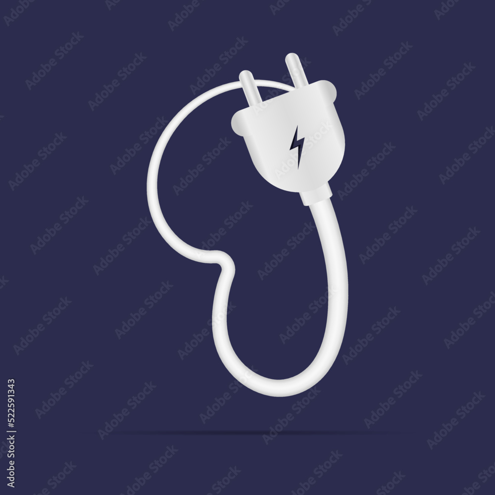 8 number logo electric power plug. İsolated vector typeface for power ... 8 number logo electric power plug. İsolated vector typeface for power ...