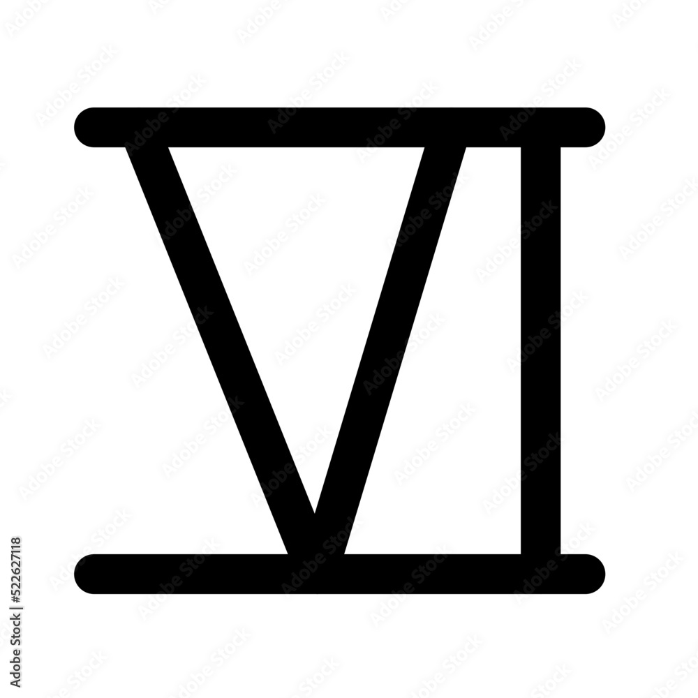 Roman numerals Stock Vector | Adobe Stock