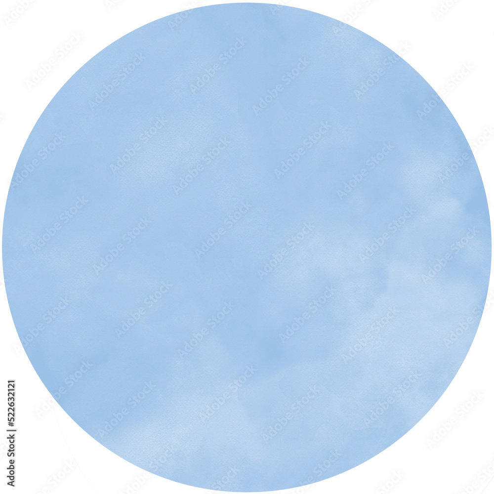 Watercolor of blue circle background Stock Illustration | Adobe Stock