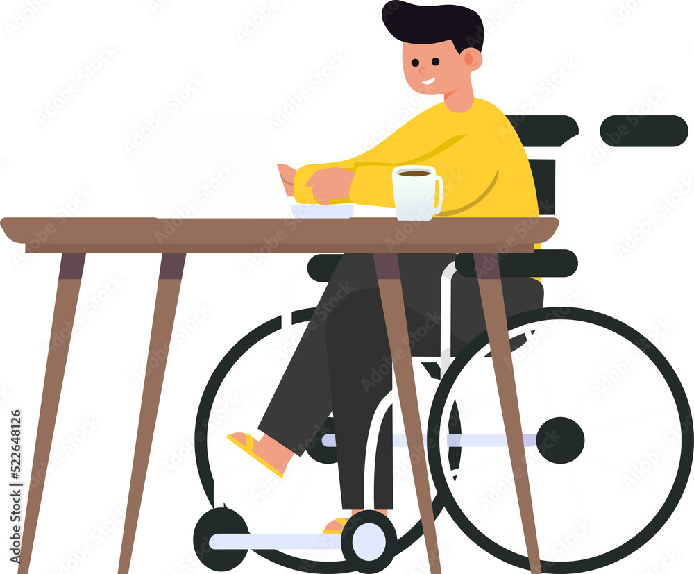 disable person clipart Stock Illustration | Adobe Stock