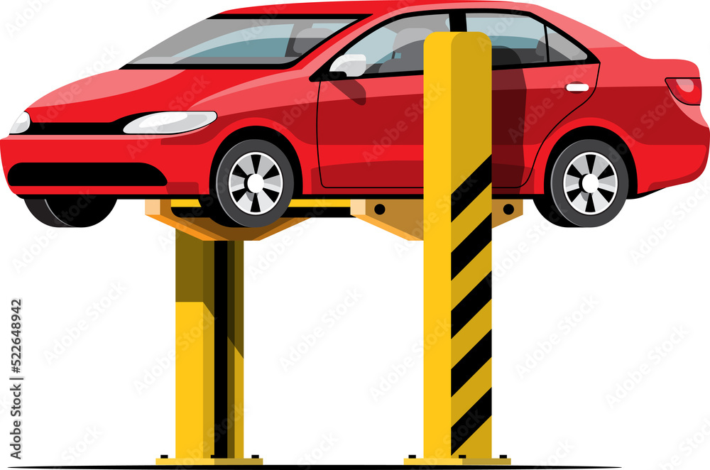 car lift clipart Stock Illustration | Adobe Stock