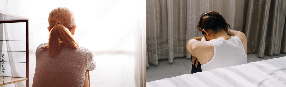 panic attacks alone young girl sad fear stressful depressed emotional ...