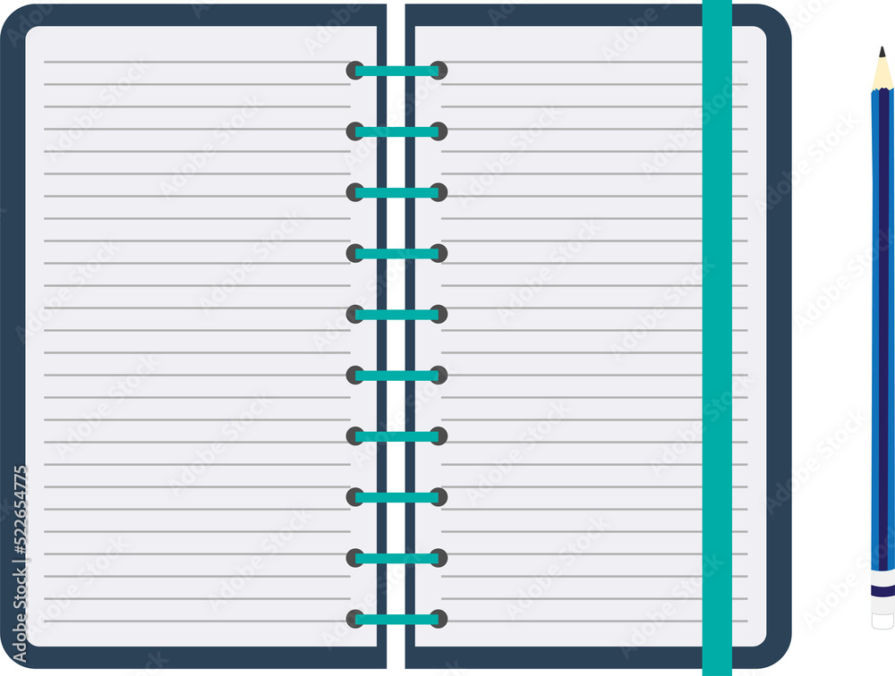 notebook paper background isolated, Clipping paths for design work ...