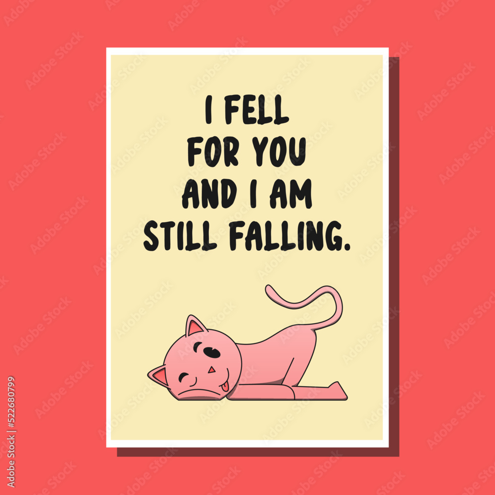 cartoon character poster design with words Stock Vector | Adobe Stock