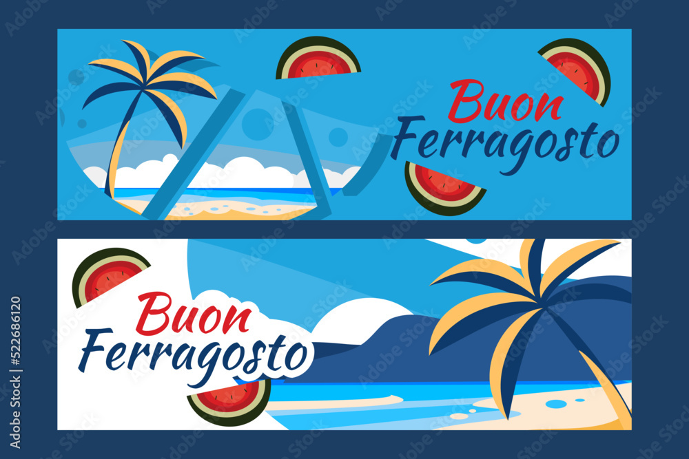 Translate: Happy Ferragosto. doodle art of Happy Ferragosto. Vector ...