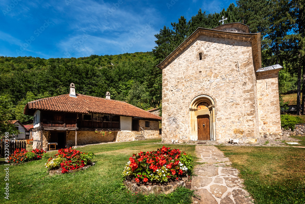 Orthodox Christian Monastery. Serbian Monastery of the Holy Trinity ...
