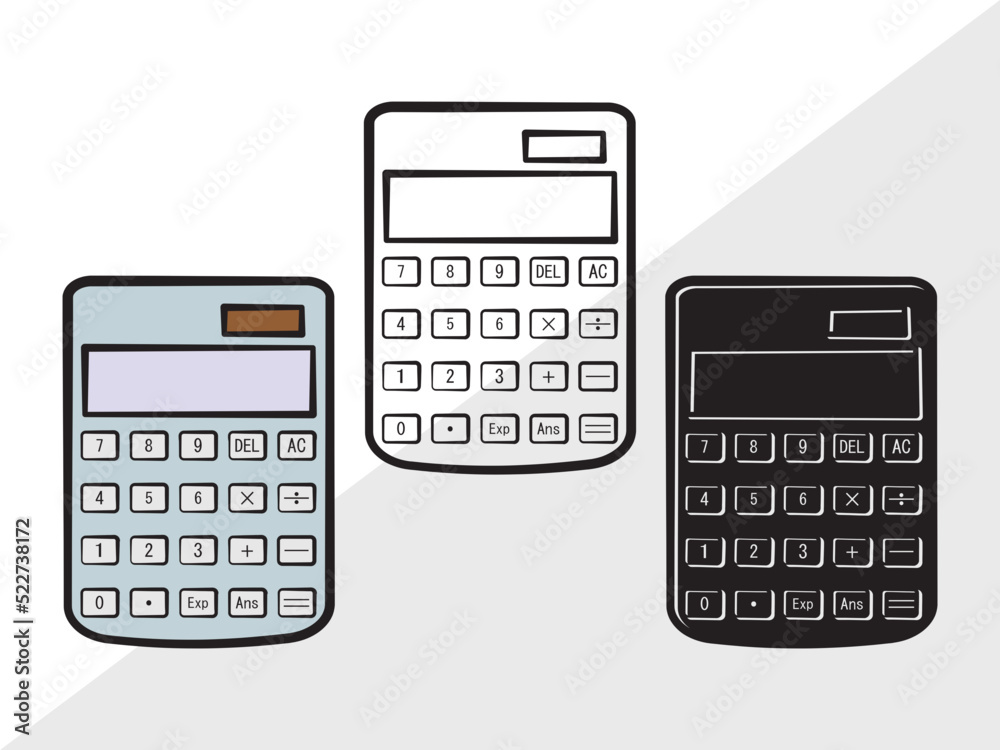 Calculator Clipart SVG | Graphing Calculator SVG | Calculator Svg ...