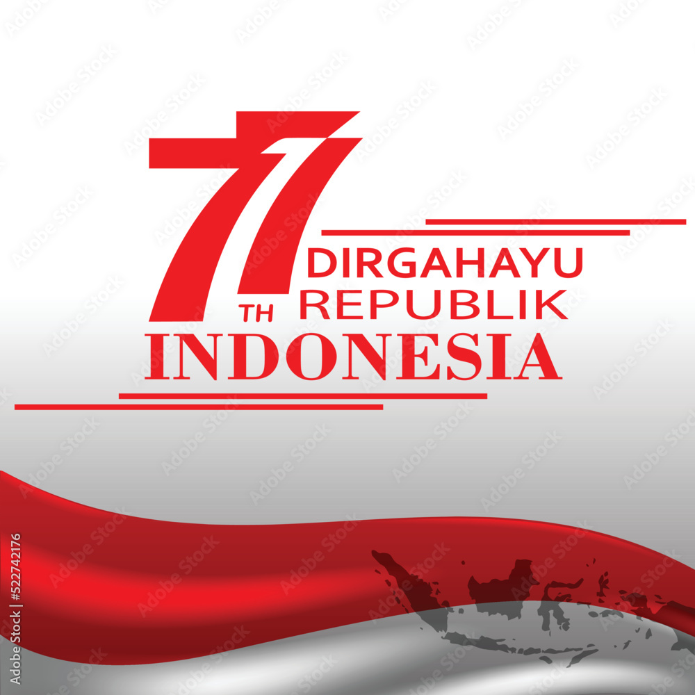 Design of 77th Indonesian Independence Day Independence day ceremony ...