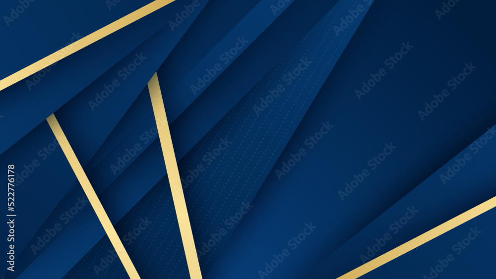 Abstract blue and gold background Stock Vector | Adobe Stock