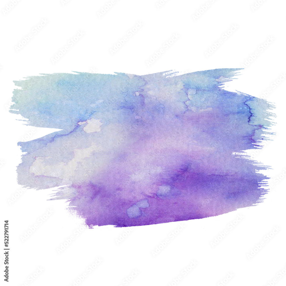 blue and purple watercolor stain brush stroke frame isolated ,blue and ...