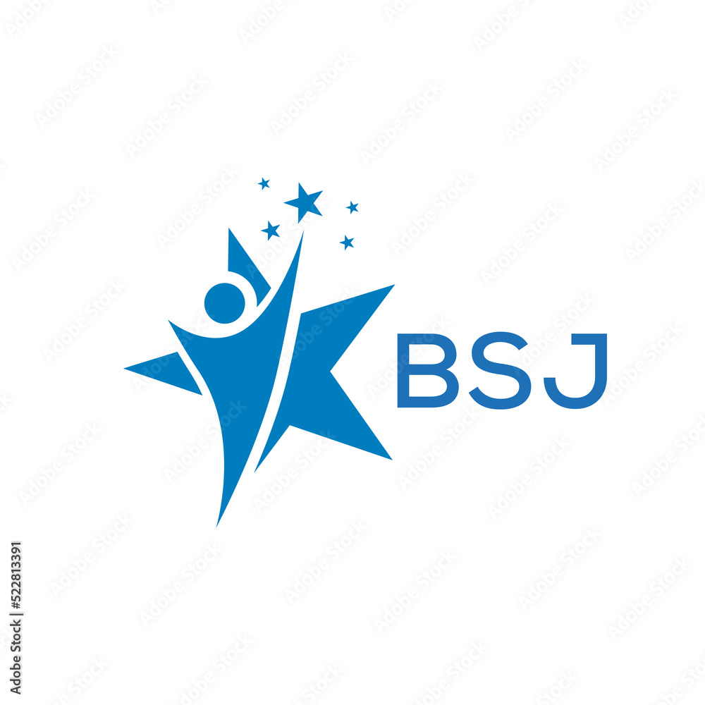 BSJ Letter logo white background .BSJ Business finance logo design ...