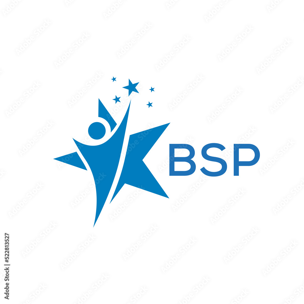 BSP Letter logo white background .BSP Business finance logo design ...