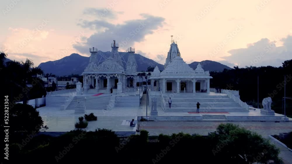 Tirupati, Sri Laxmi Narayan temple, India 4th August 2022: Aerial ...