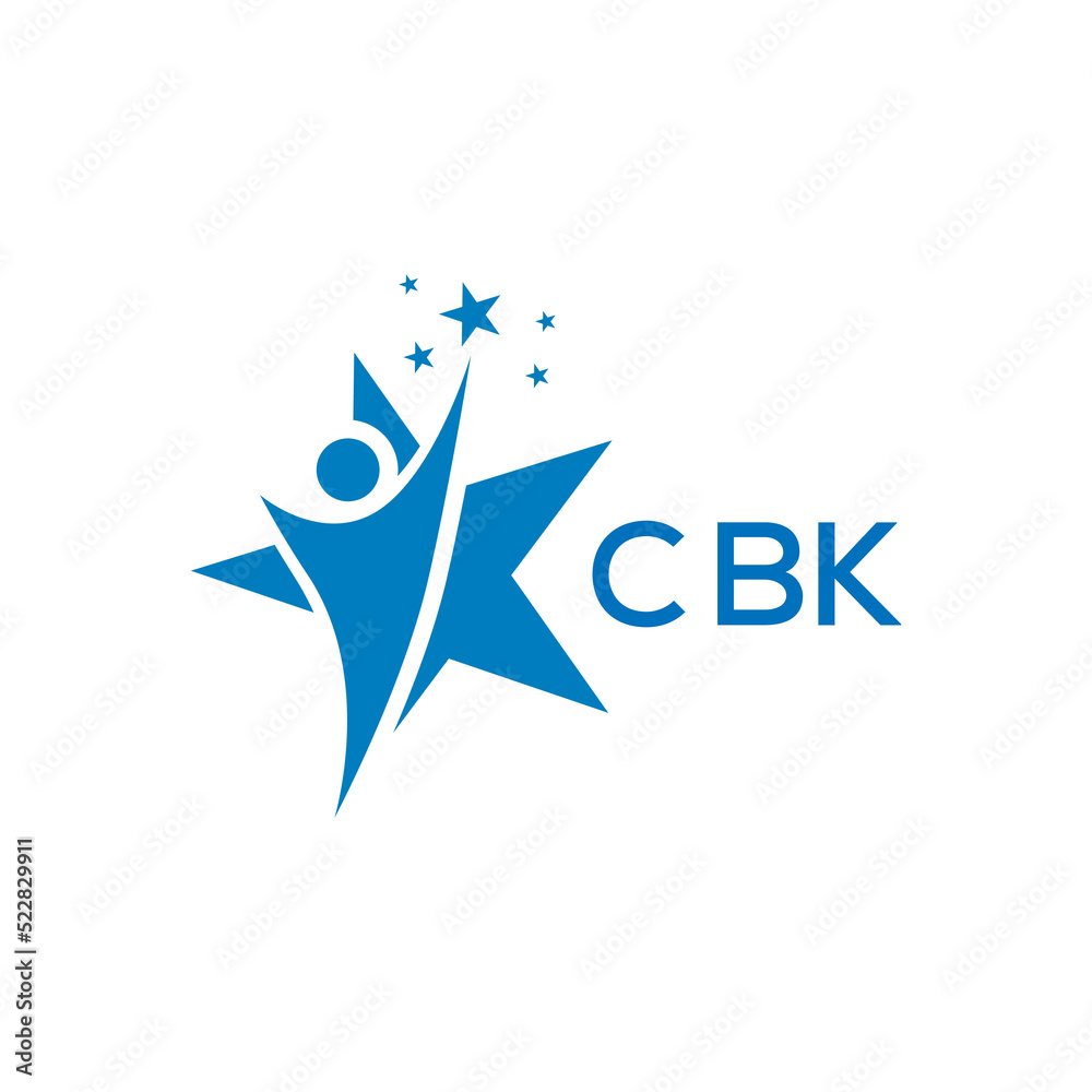 CBK Letter logo white background .CBK Business finance logo design ...
